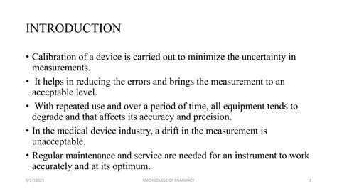 Calibration Protocol As Per Usfda Guidelinespptx
