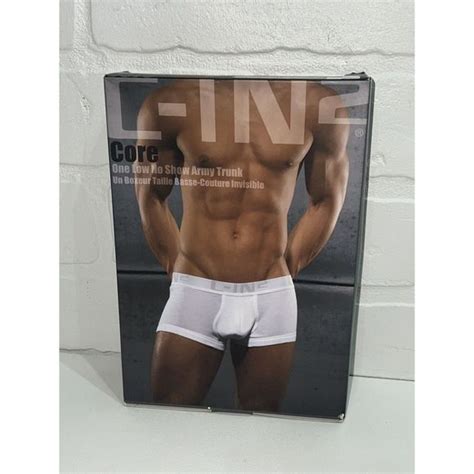 C In2 Underwear And Socks Box Pair Cin2 Core One Low No Show Army Trunk Medium White Poshmark