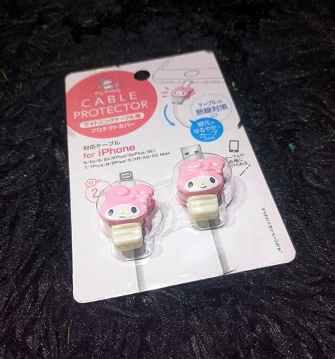새상품 산리오 정품 마이멜로디 아이폰 케이블 커버 헬로마켓