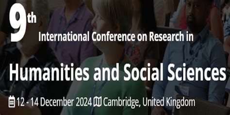 9th International Conference On Research In Humanities And Social Sciences Conference2go