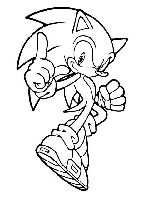 Coloring Page Sonic X