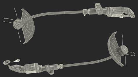 3d Corded Electric String Trimmer Turbosquid 2206390