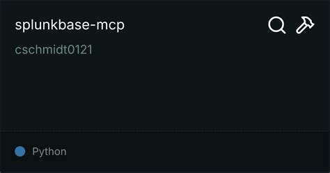 Splunkbase Mcp Server Glama