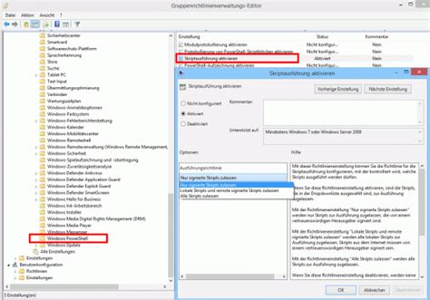 Ausführungsrichtlinien Execution Policy Für Powershell Scripts über Gpo Setzen Windowspro