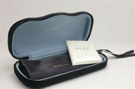 New Authentic Gucci Velvet Sunglasses Eyeglasses Case In Black Etsy