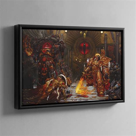 Horus Vs The Emperor 2004 Warhammer Art