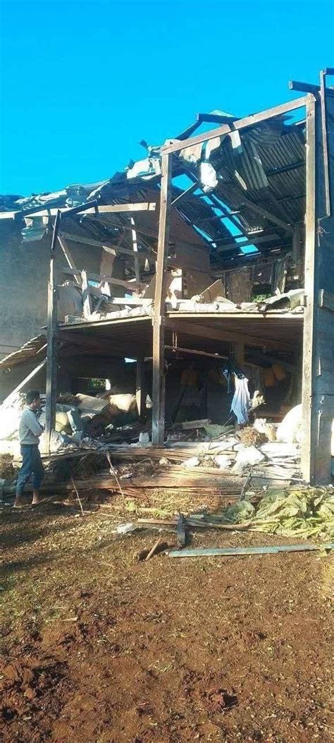 ကျောက်ဂူတွင် ဓနု‌တော်လှန်ရေးတပ်ဖွဲ့နှင့် စစ်ကောင် စီတပ်တို့ တိုက်ပွဲပြင