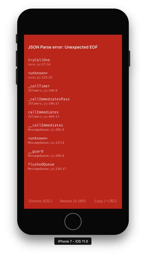 React Native Fetch Request Body Unexpected Eof Stack Overflow