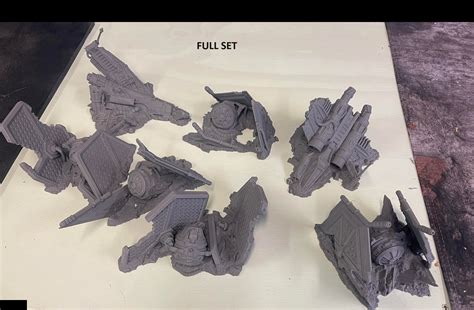 Crashed Ships Sci Fi 25mm