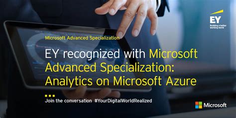 Ey Recognized With Microsoft Advanced Specialization Analytics On Microsoft Azure