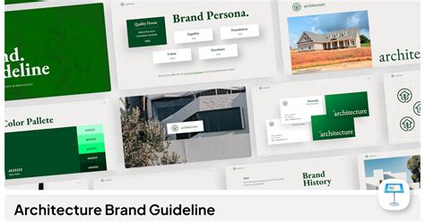 brand guideline architecture keynote incl brand and architecture