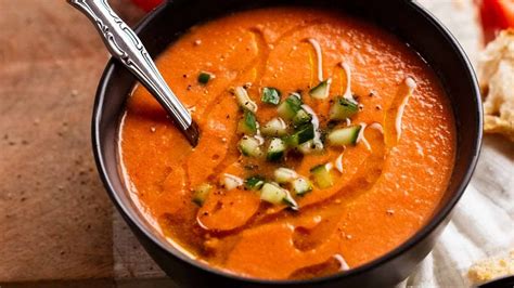 Gazpacho Cold Spanish Soup Youtube