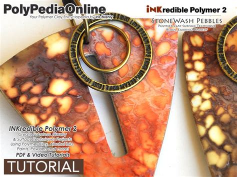 Polymer Clay Tutorial PDF Tutorial Polymer Clay Pattern Polymer Clay Jewelry DIY Handmade
