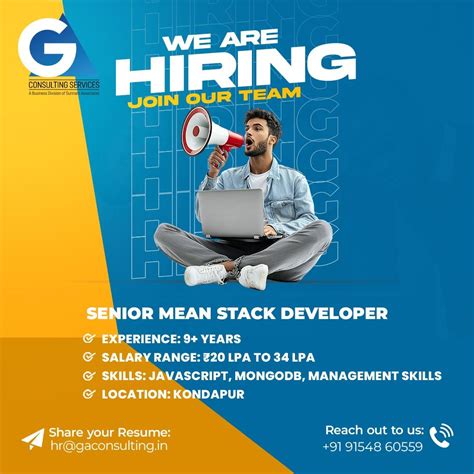 Ga Consulting On Linkedin Gaconsulting Meanstackdeveloper