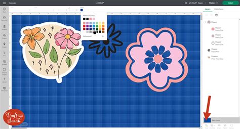 How To Print And Cut On A Cricut Craft With Sarah