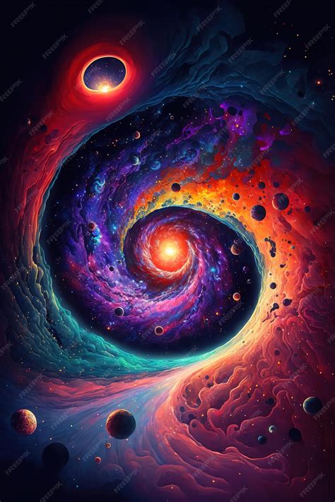 Premium Photo Vortex In Space Background