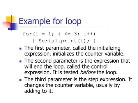 Loops Do While Arduino Programming Robotics Ppt