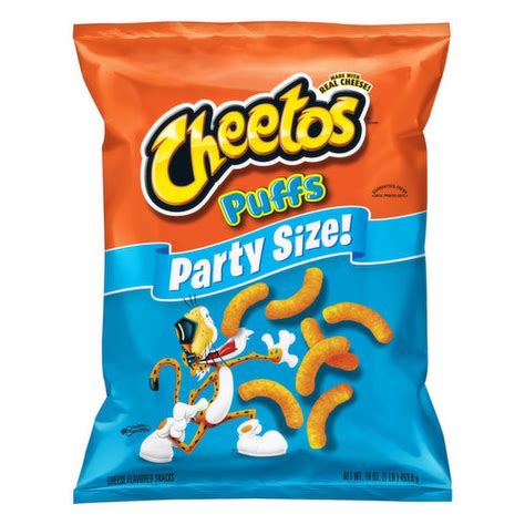 Cheetos Cheese Flavored Snacks Puffs Party Size Brookshires