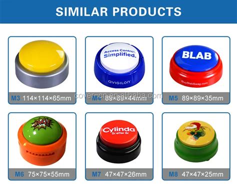 Programmable USB Sound Button Recordable Buzzer