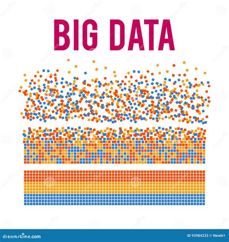 Big Data Visualization Vector Background Stock Vector Illustration Of Future Analytics 93984233