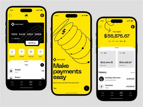 Paypal App Concept Разработка интерфейса Веб дизайн и дизайн