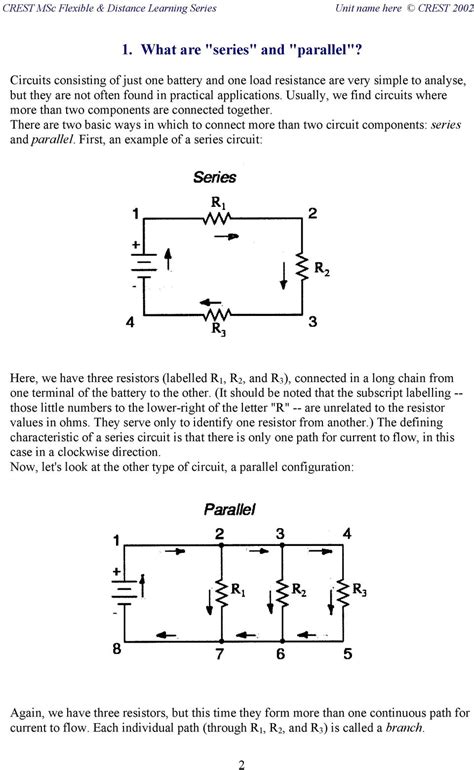 Practical Of Series And Parallel Circuits Circuit Diagram