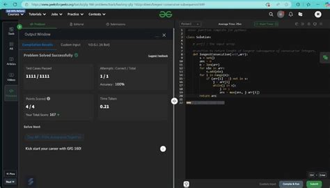 Mahvish Pathan On Linkedin Gfg160 Geekstreak2024 Geeksforgeeks Codingchallenge Problemsolving