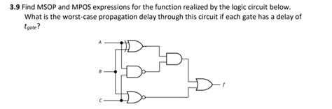 39 Find Msop And Mpos Expressions For The Function
