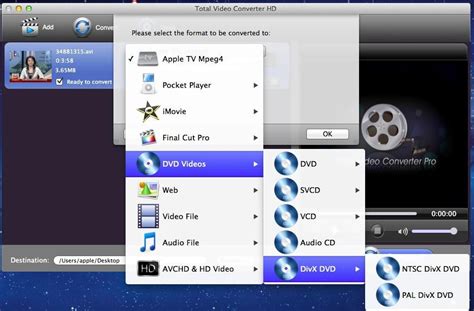 Hd Video Converter Convert Hd Divx Videos To Divx Avi Mts Mp4 Xvid