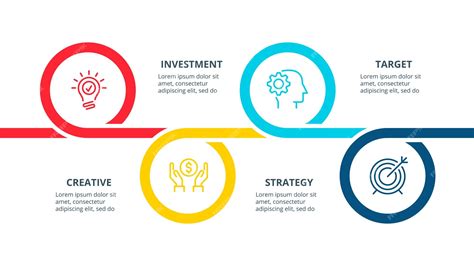 Premium Vector Abstract Elements Of Graph Diagram With 4 Steps Options Parts Or Processes