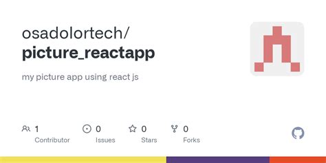 Github Osadolortechpicturereactapp My Picture App Using React Js
