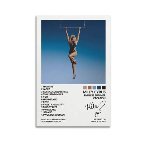 Buy Suanye Miley Cyrus Endless Summer Vacation Album Cover For Bedroom