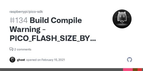 Build Compile Warning PICO FLASH SIZE BYTES Redefined When Setting This Value In A Board
