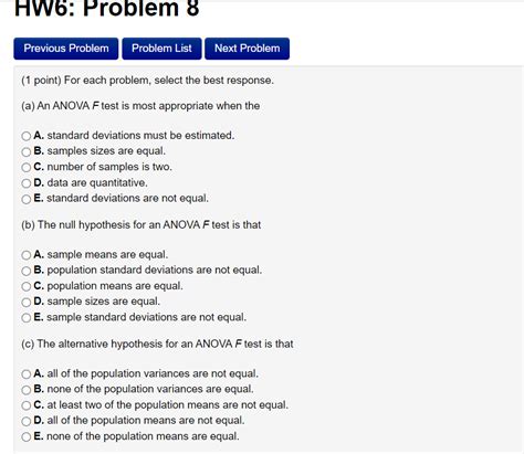 Solved HW6 Problem 8 Previous Problem Problem List Next Chegg Com