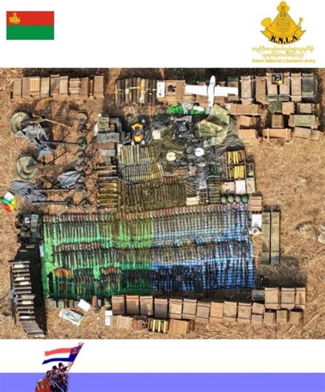 သင်္ဃန်းညီနောင် ဗျူဟာစခန်းသိမ်း တိုက်ပွဲအတွင်း သိမ်းဆည်းရမိခဲ့သည့် လက်နက်များ Knla ထုတ်ပြန