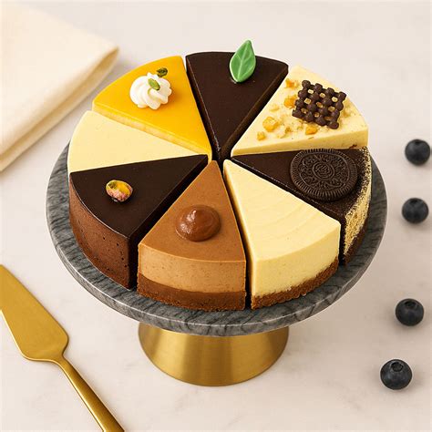 Assorted Cake Slices 8 Pcs Delivery In Singapore Fnp Sg