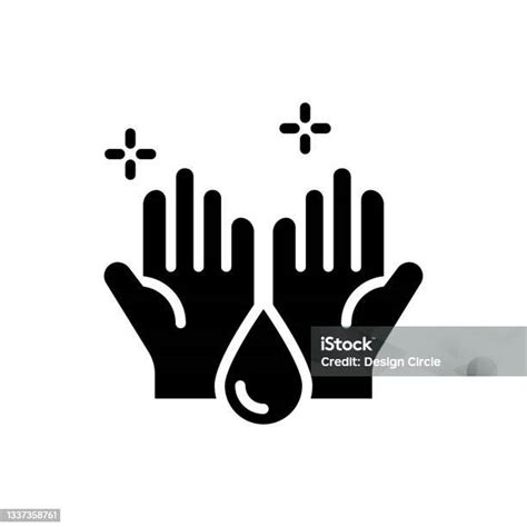 깨끗한 손 벡터 솔리드 아이콘 스타일 일러스트레이션 Eps 10 파일 벡터에 대한 스톡 벡터 아트 및 기타 이미지 벡터 손 귀여운 Istock