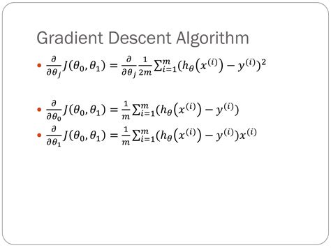 Linear Regression With One Variable Pptx Science