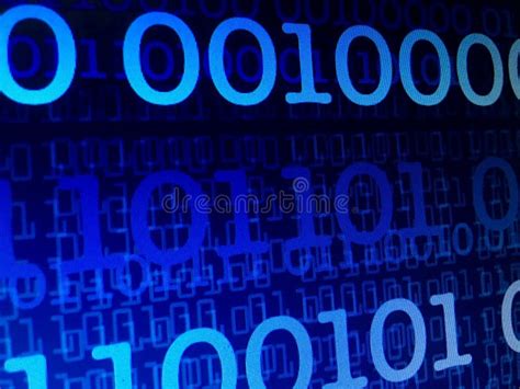 Binary Data Stream Concept Numbers Information Abs Stock Image