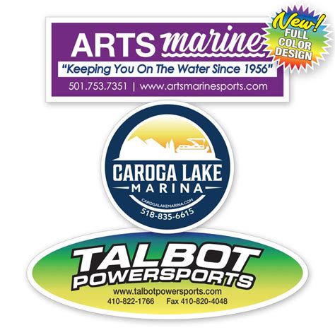 Die Cut Shape Decals Powersports Dealer Supply