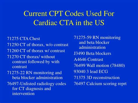 Ppt Reporting And Billing Essentials For Cardiac Ct Angiography