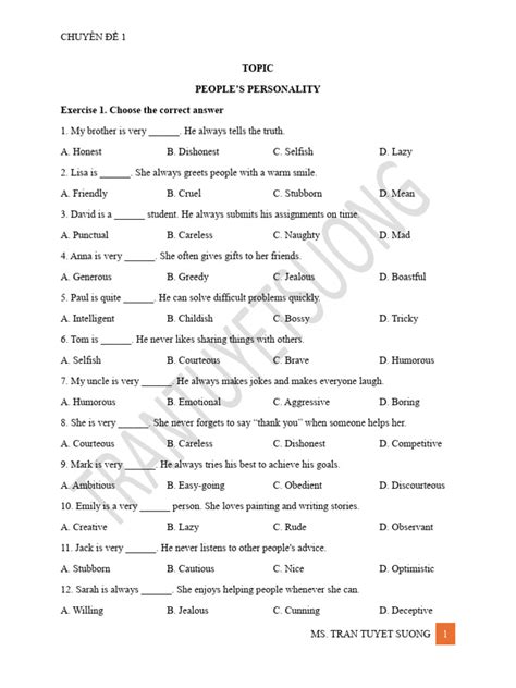 Topic 1 Practice Pdf Optimism Creativity