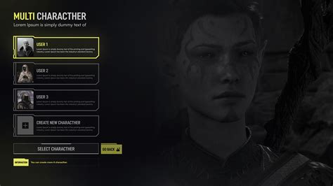 Fivem Multichar X Create Character UI UX Design Behance