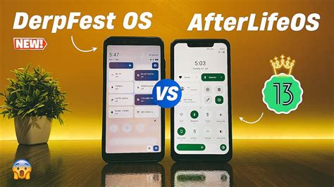 Derpfest Os Vs Afterlifeos Full Comparison Android 13😍 Youtube