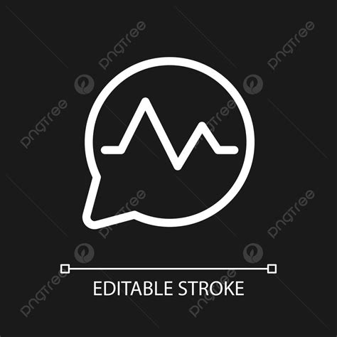 Pixelperfect White Linear Ui Icon For Clinical Support Services In Dark