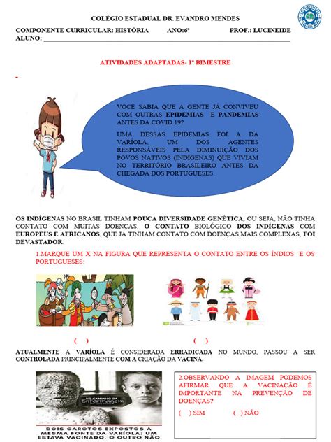 Apostila Adaptada Do 6º Ano 1º Bimestre Pdf