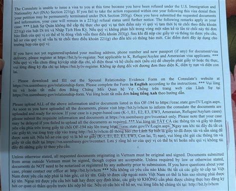 Case Was Returned To Nvc K 1 Fiancee Visa Case Filing And