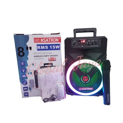 Jual Speaker Asatron Athena 8 Free Mic Wireless Speaker Portable Asatron Athena Speaker
