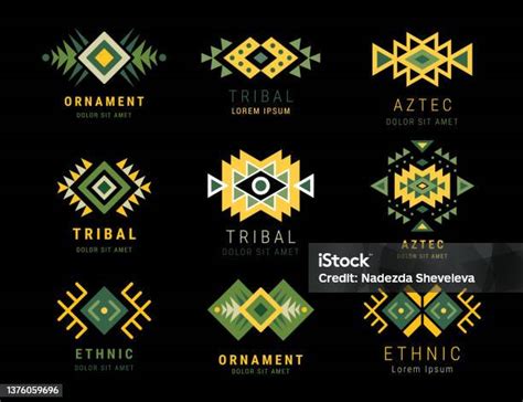 멕시코 스타일의 다채로운 장식 아메리칸 인디언 장식 패턴 디자인 부족 장식 템플릿 민족 장식 Eps 10 벡터 기호입니다 부족 예술에 대한 스톡 벡터 아트 및 기타 이미지