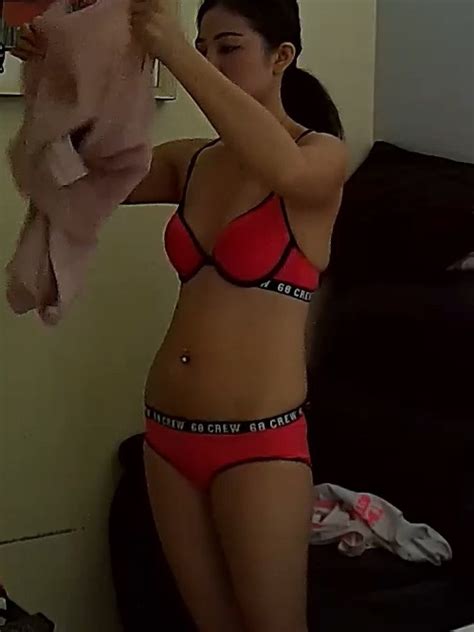 Hacked Home Ip Camera Korean Beauty Changing Clothes Stingy Cat